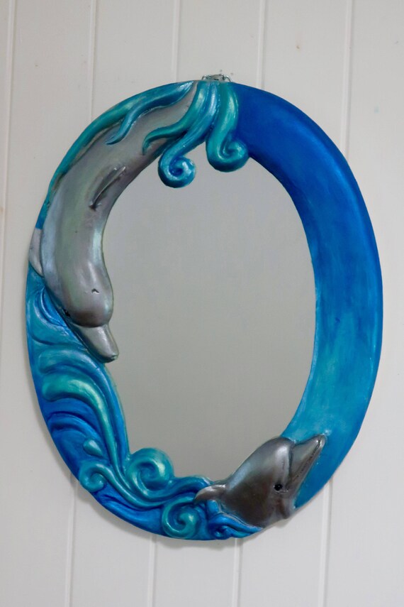 Blue Dolphins mirror | Etsy