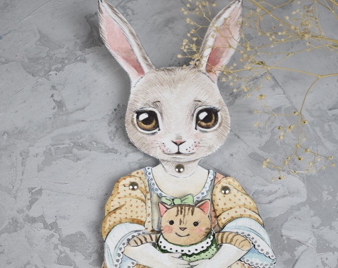 Teddy Bunny Rabbit, Paper Doll, Paper Toys, Paper Crafts, Paper Dolls ...