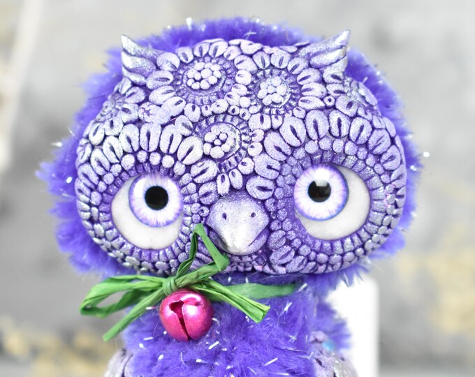 Owl Gifts for Women, Owl Doll, Handmade. Owl Decor, Owl Art, Plush Toy ...