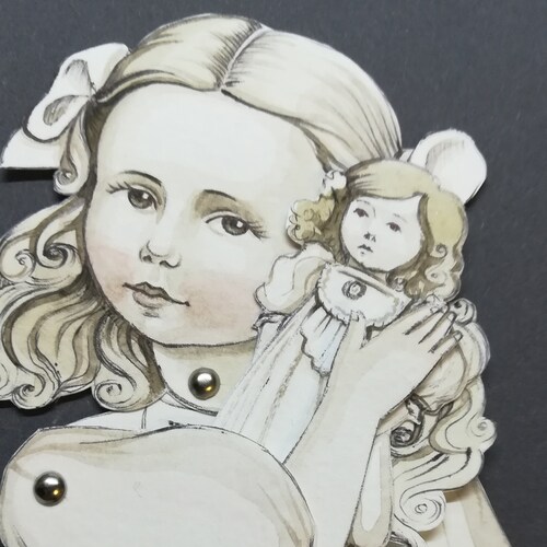 Paper Doll Violet Instant Download - Etsy