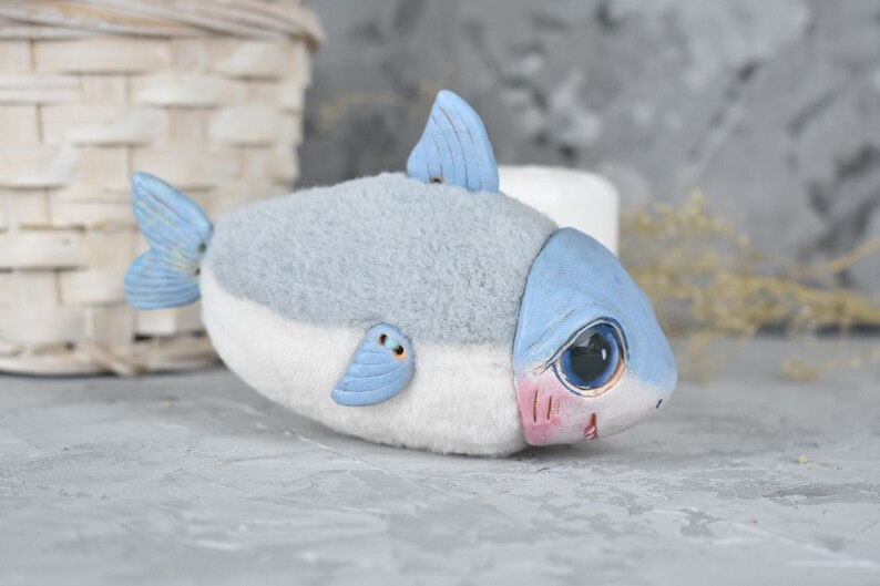 Baby Shark Plush Shark decor shark doll shark toy fish | Etsy