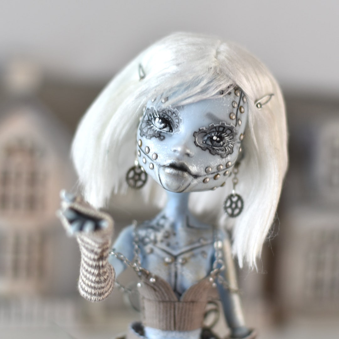 Ooak Doll Repaint Robot Monster High Doll - Etsy