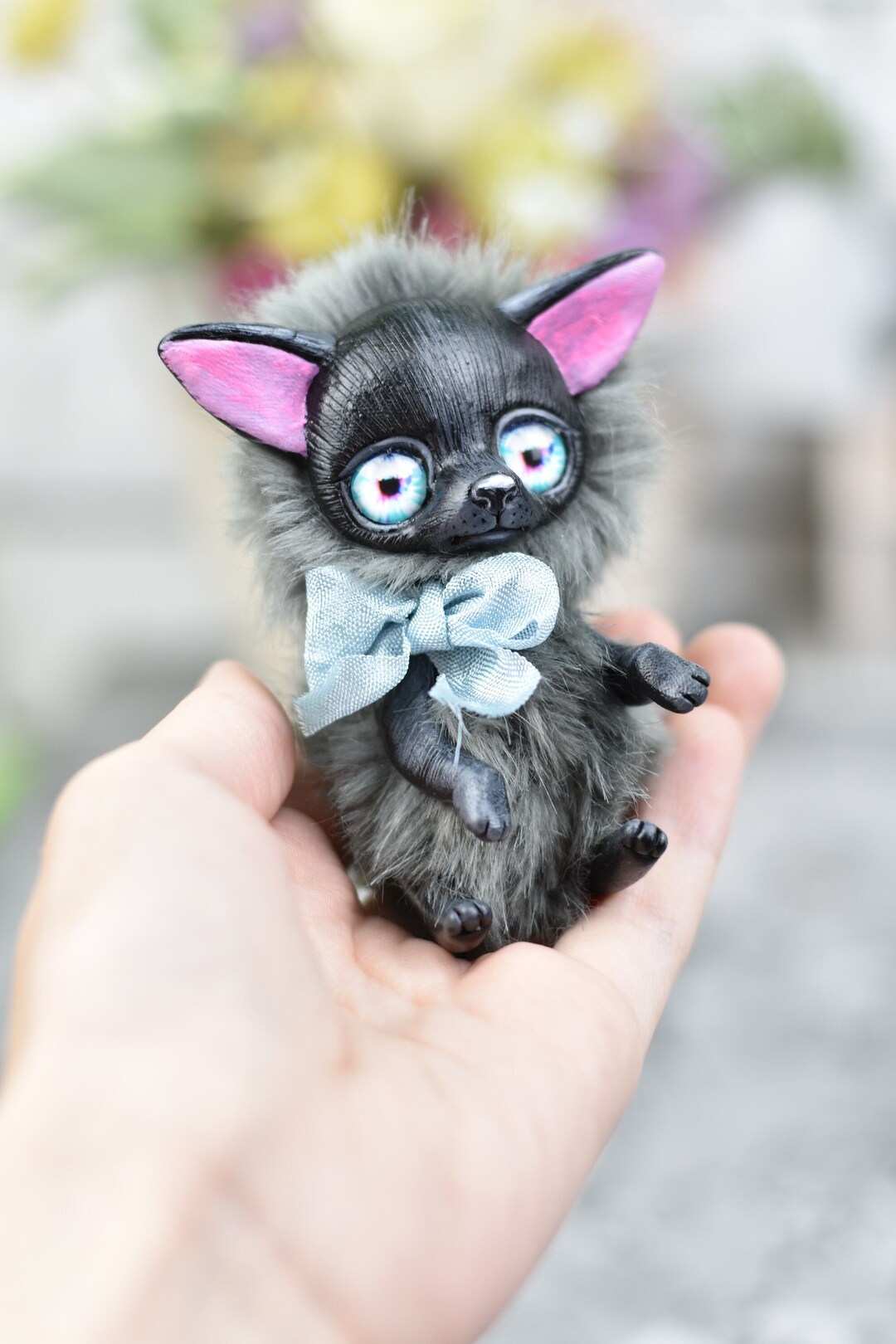 Dog Ooak Toy Plush Mini Fantasy Terrier Dog Plush Puppy Sculpture Pet ...