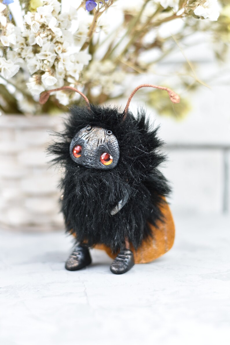 Bug ART Fantasy Toy Bug Plush Collectible Moth Sculpture - Etsy