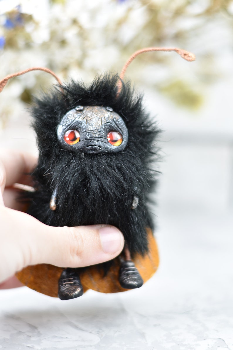 Bug ART Fantasy Toy Bug Plush Collectible Moth Sculpture - Etsy