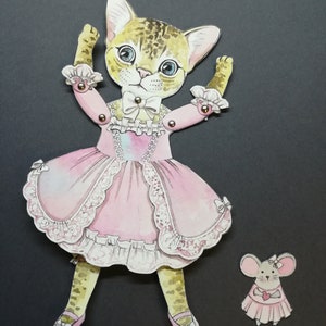 Cat Paper Doll, Paper Toys, Paper Crafts, Paper Dolls Download, Paper ...
