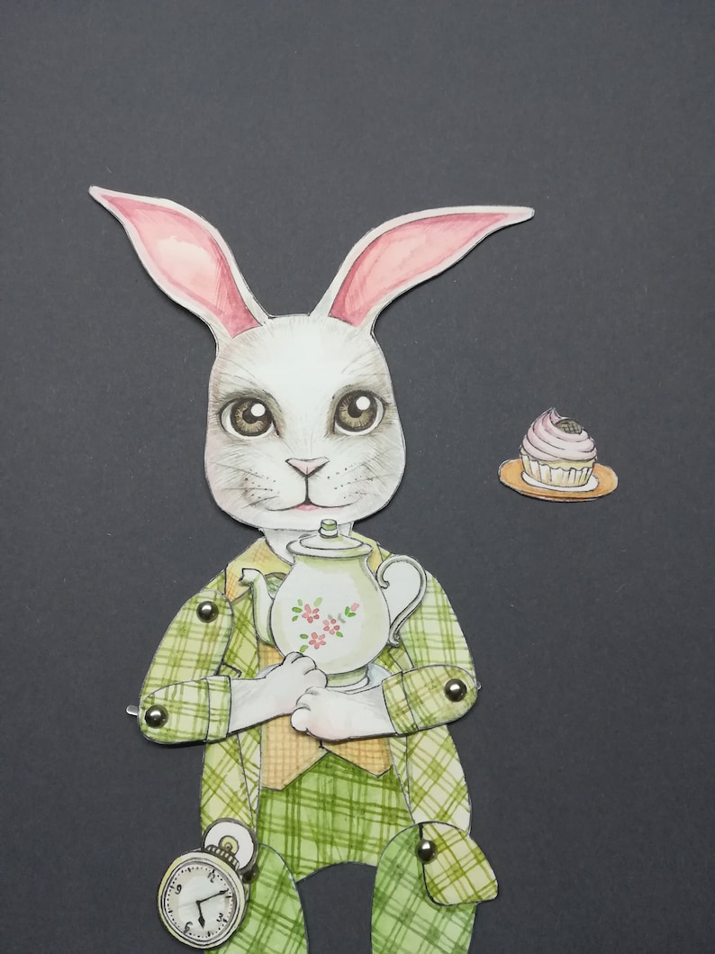 Teddy Bunny Rabbit, Paper Doll, Paper Toys, Paper Crafts, Paper Dolls ...