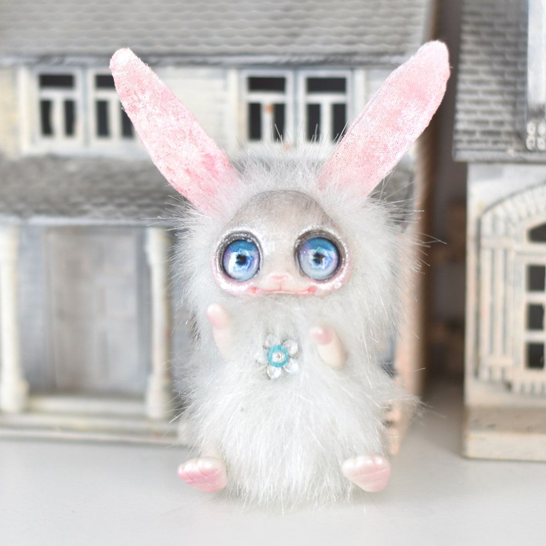 Miniature Bunny Toy Rabbits Ooak Toys Artist Teddy Sculpture - Etsy