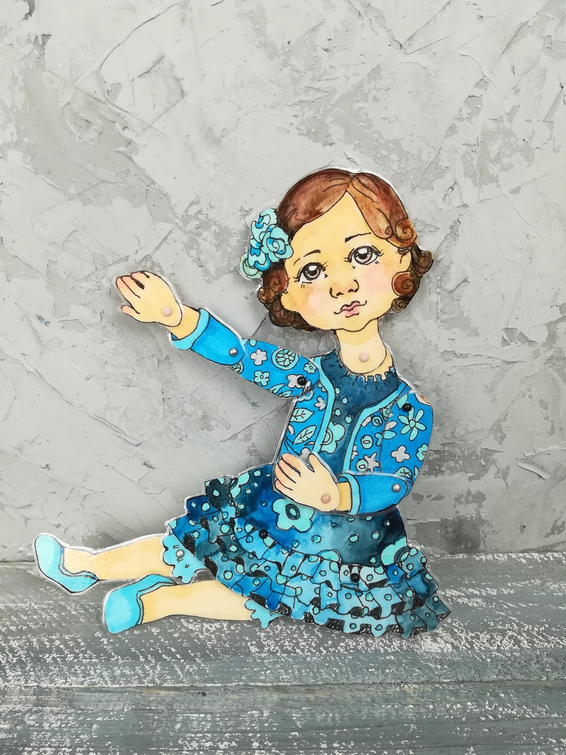 Paper Doll Paper Toys Paper Crafts Paper Dolls Download - Etsy