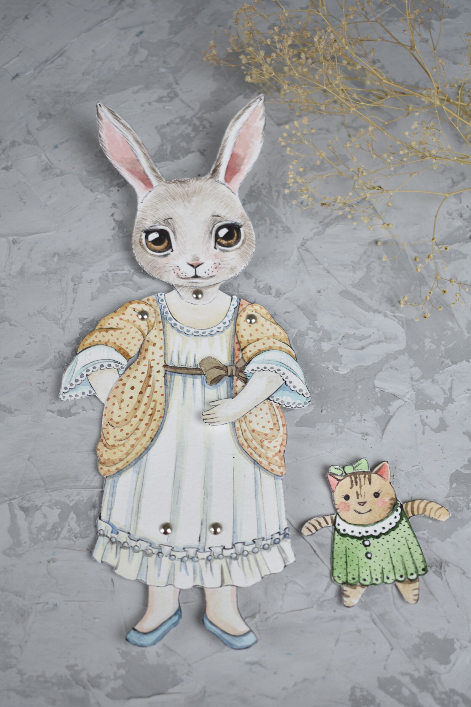 Teddy Bunny Rabbit, Paper Doll, Paper Toys, Paper Crafts, Paper Dolls ...