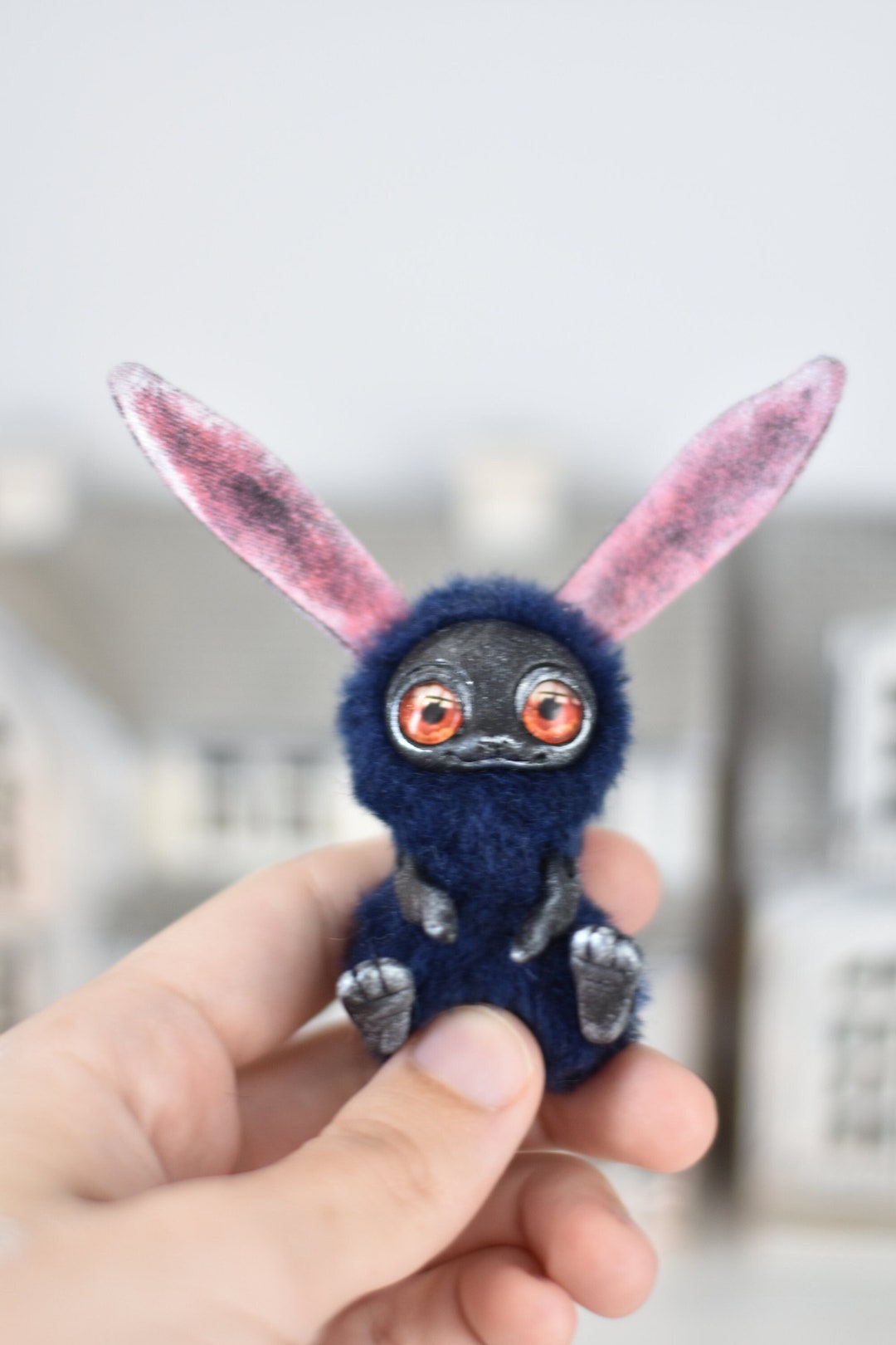 Miniature Bunny Toy Rabbits Ooak Toys Artist Teddy Sculpture - Etsy