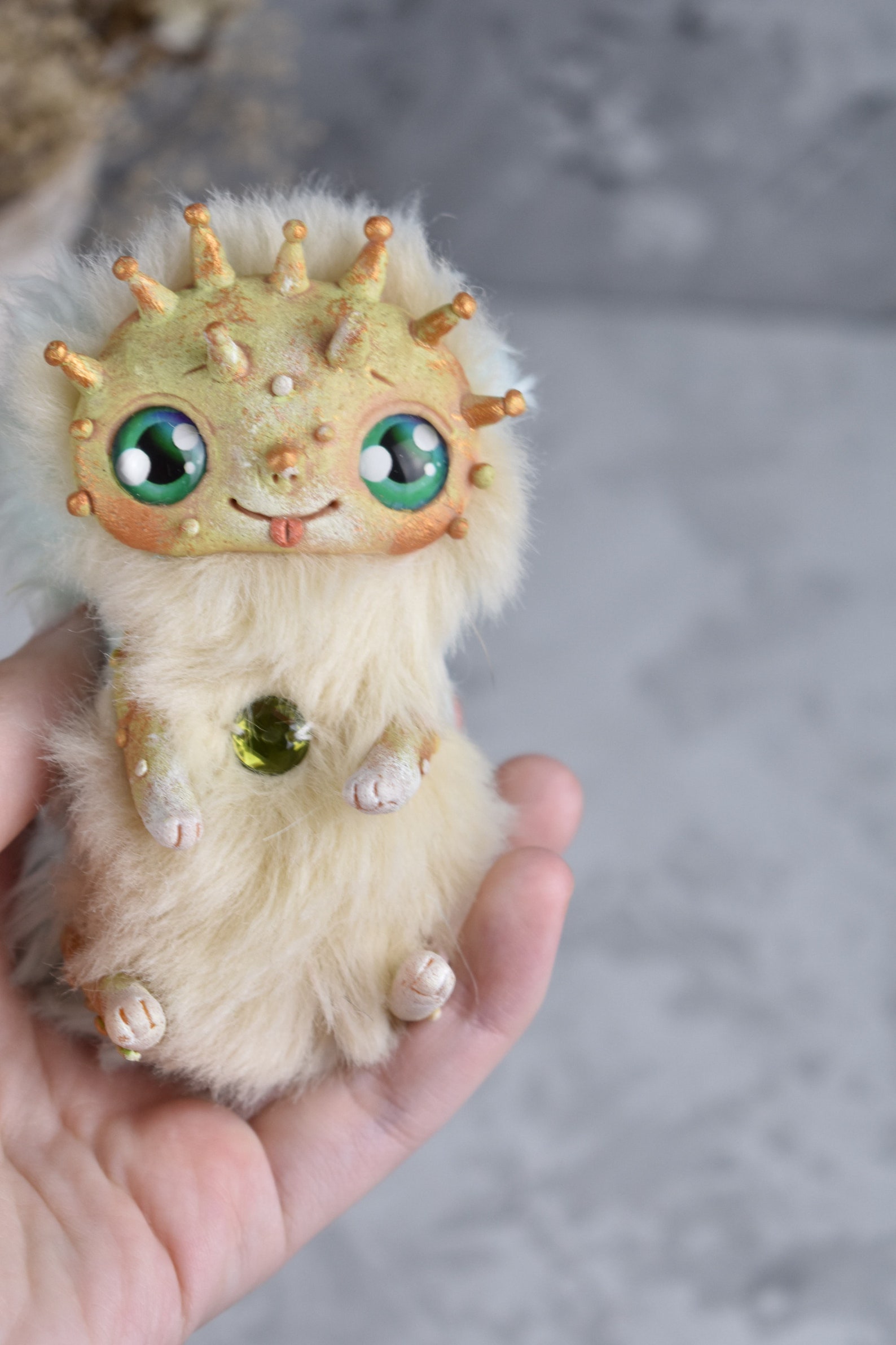 Fantasy Doll, Monster Ooak Toy, Monster Plush, Miniature Monster, Cute ...