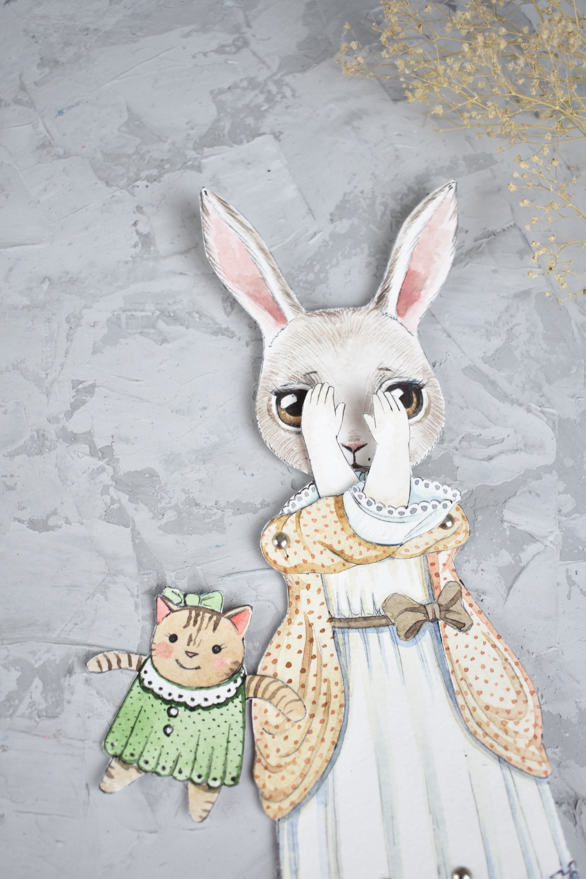 Teddy Bunny Rabbit, Paper Doll, Paper Toys, Paper Crafts, Paper Dolls ...