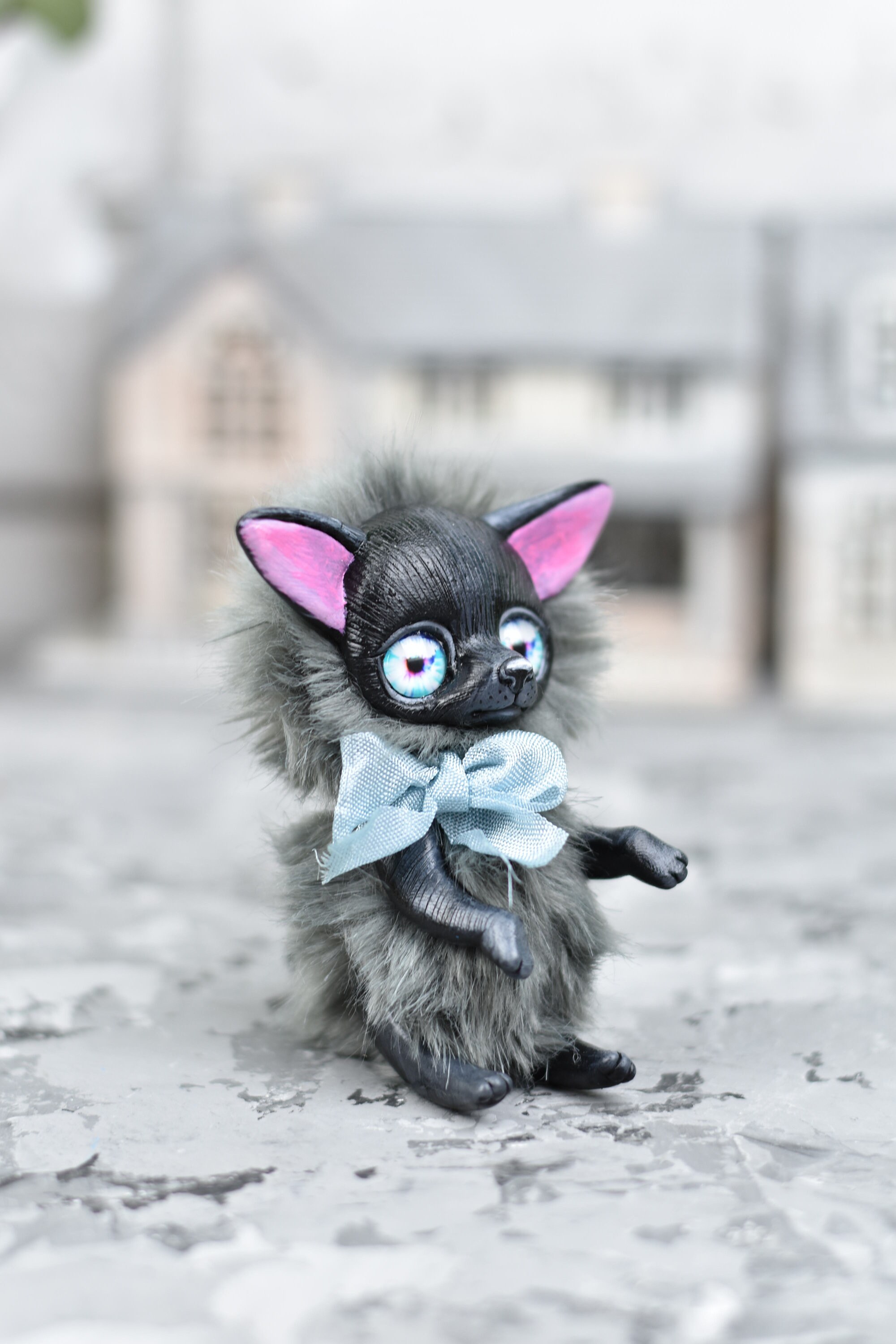 Dog Ooak Toy Plush Mini Fantasy Terrier Dog Plush Puppy Sculpture Pet ...