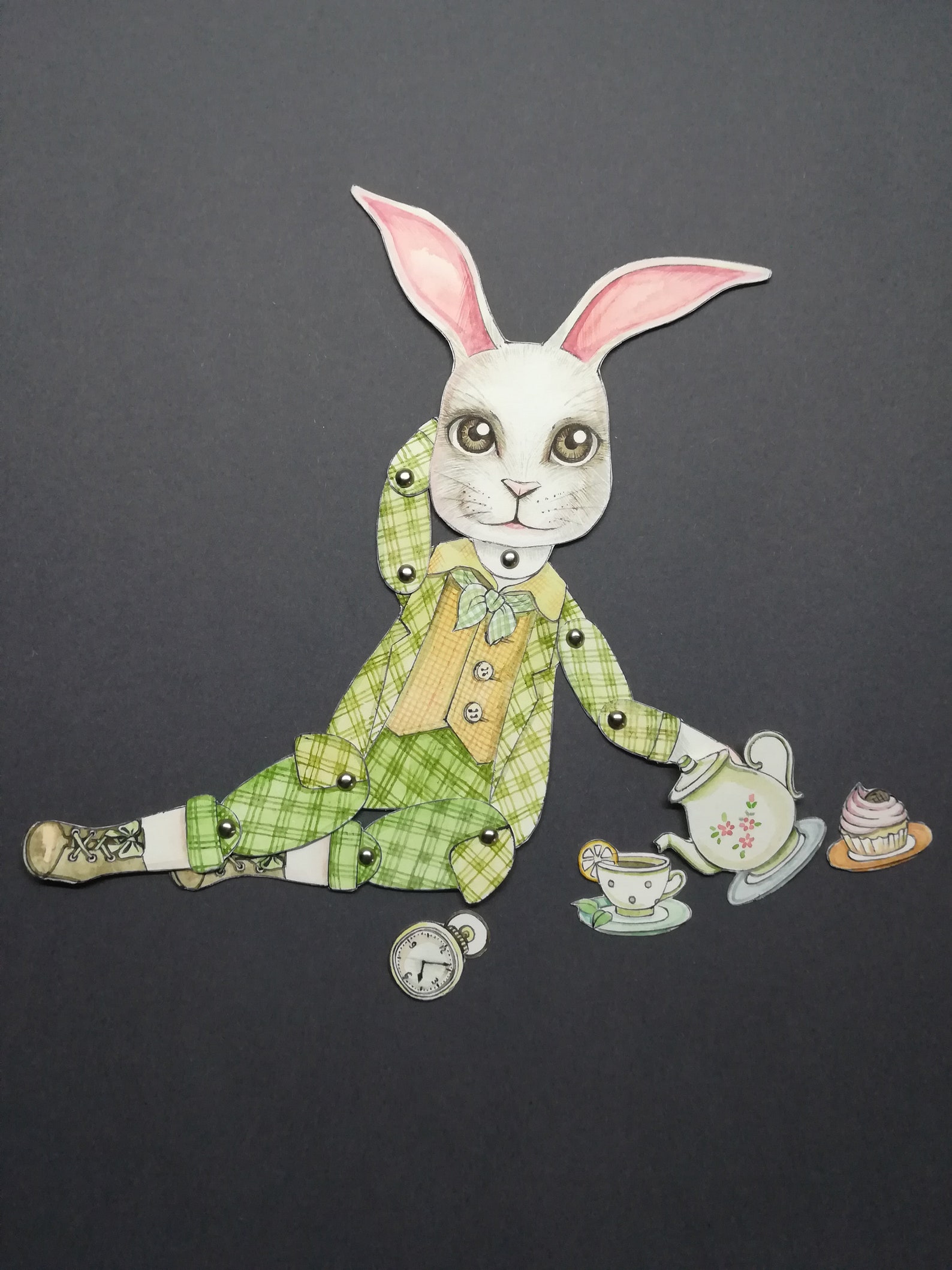 Teddy Bunny Rabbit, Paper Doll, Paper Toys, Paper Crafts, Paper Dolls ...