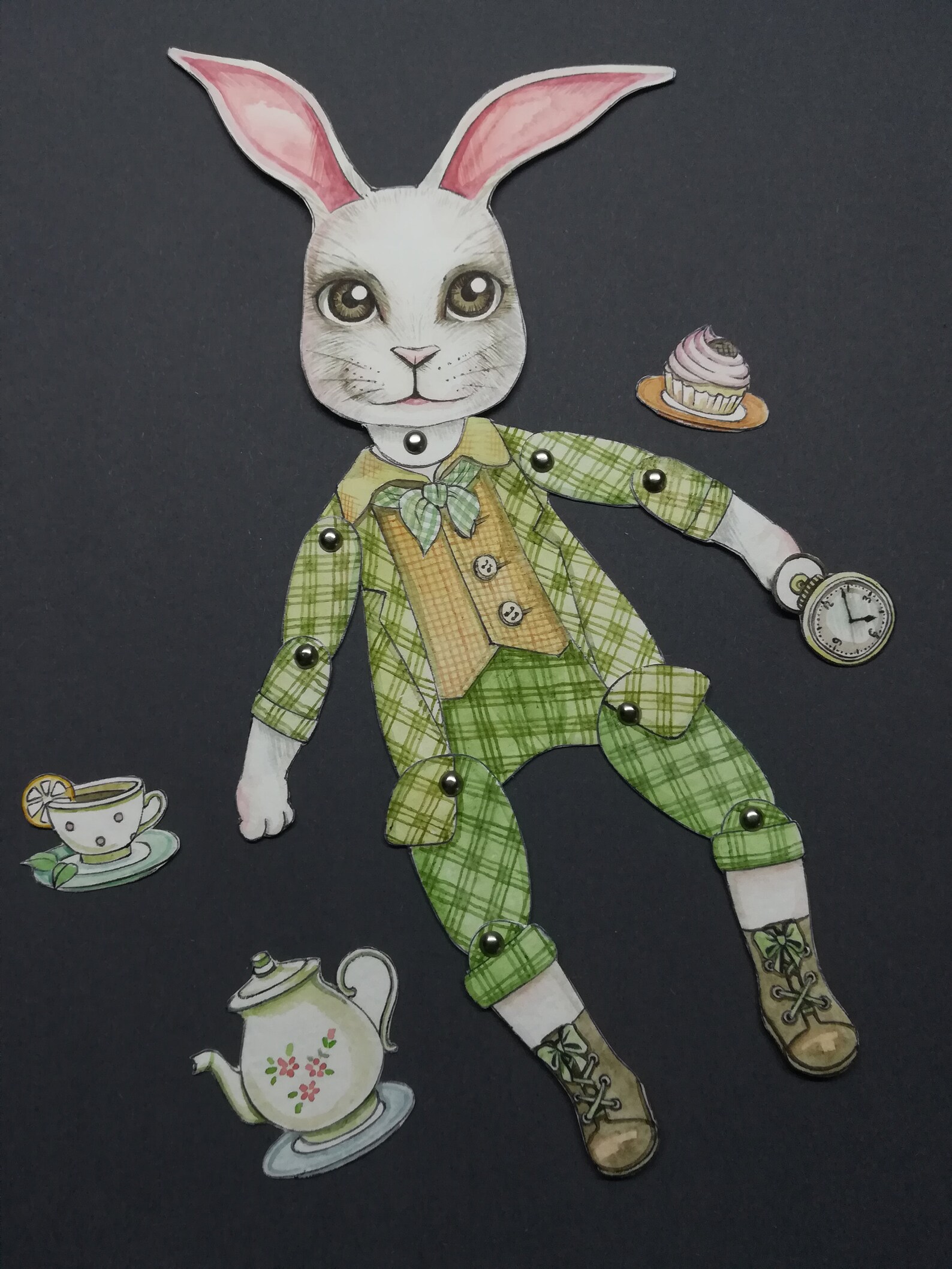 Teddy Bunny Rabbit, Paper Doll, Paper Toys, Paper Crafts, Paper Dolls ...