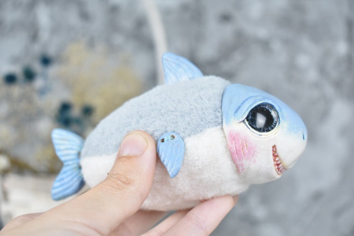 Baby Shark Plush Shark Decor Shark Doll Shark Toy Fish | Etsy