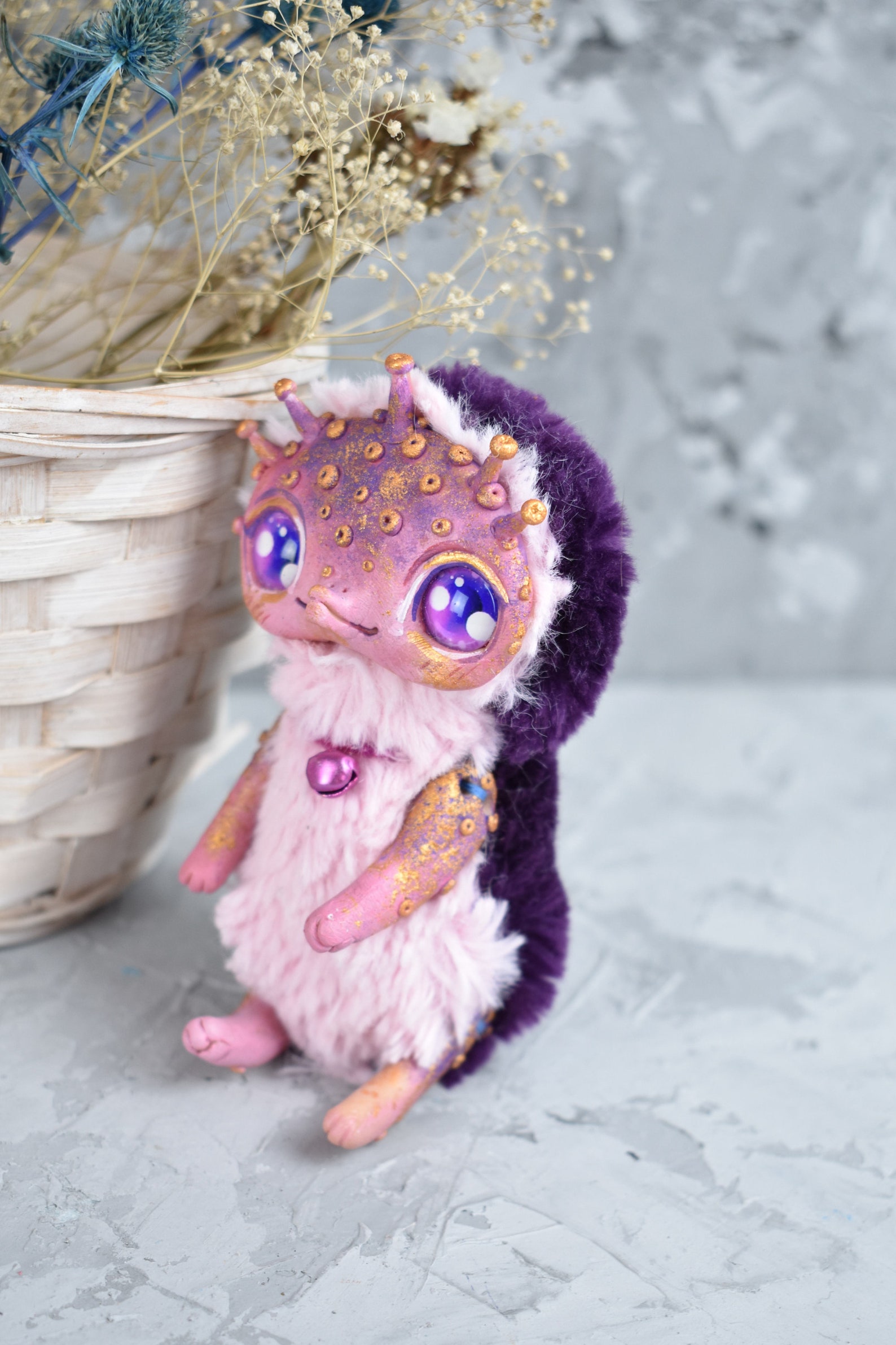 Fantasy Doll, Monster Ooak Toy, Monster Plush, Miniature Monster, Cute ...