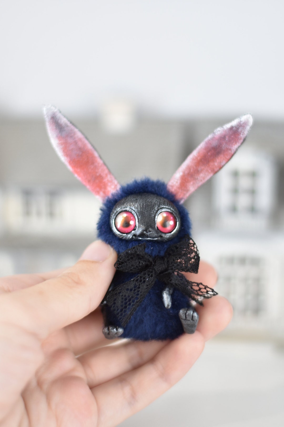 Miniature Bunny Toy Rabbits Ooak Toys Artist Teddy Sculpture - Etsy