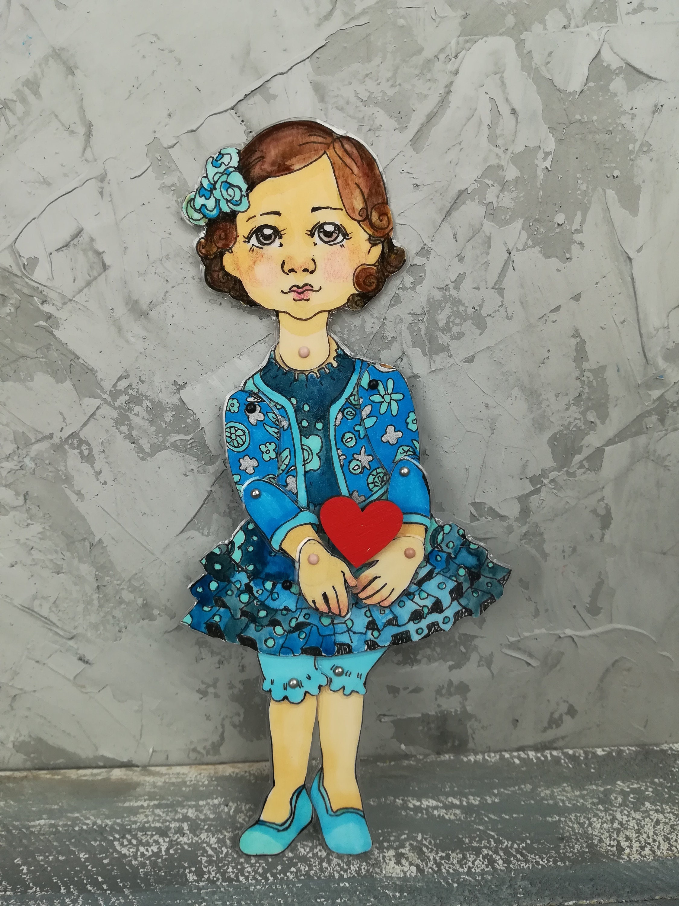 Paper Doll Paper Toys Paper Crafts Paper Dolls Download - Etsy