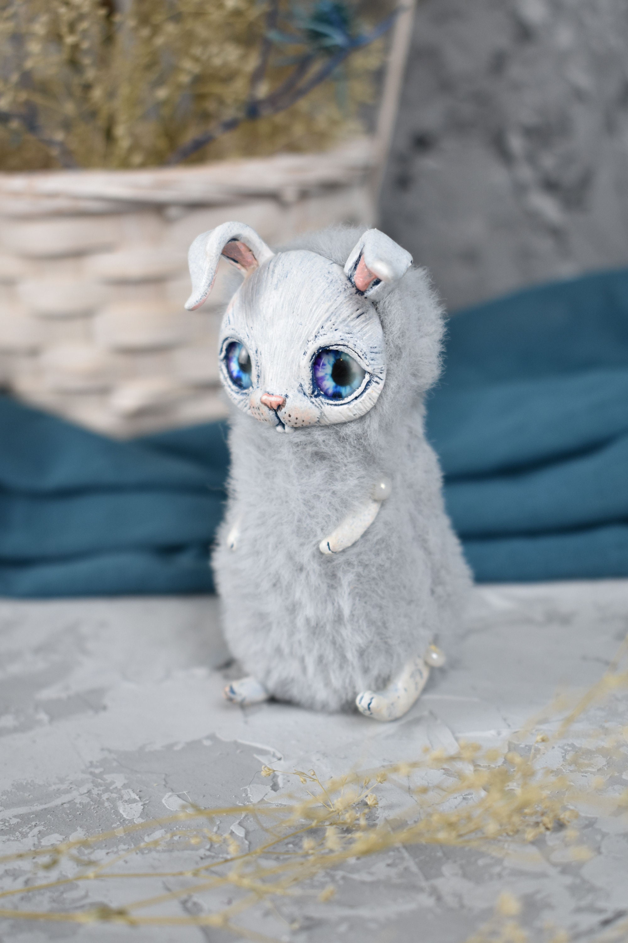 Teddy Bunny .rabbits Toy Artist Teddy. Gifts for Her Rabbit - Etsy