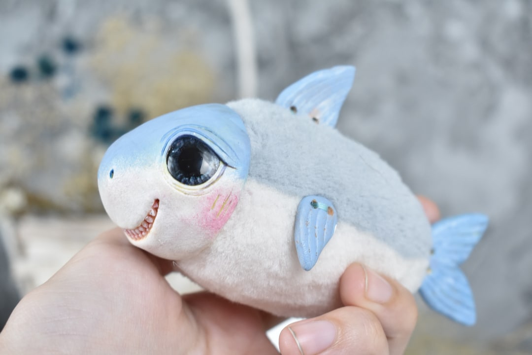 Baby Shark Plush, Shark Decor, Shark Doll, Shark Toy, Fish Sculpture ...