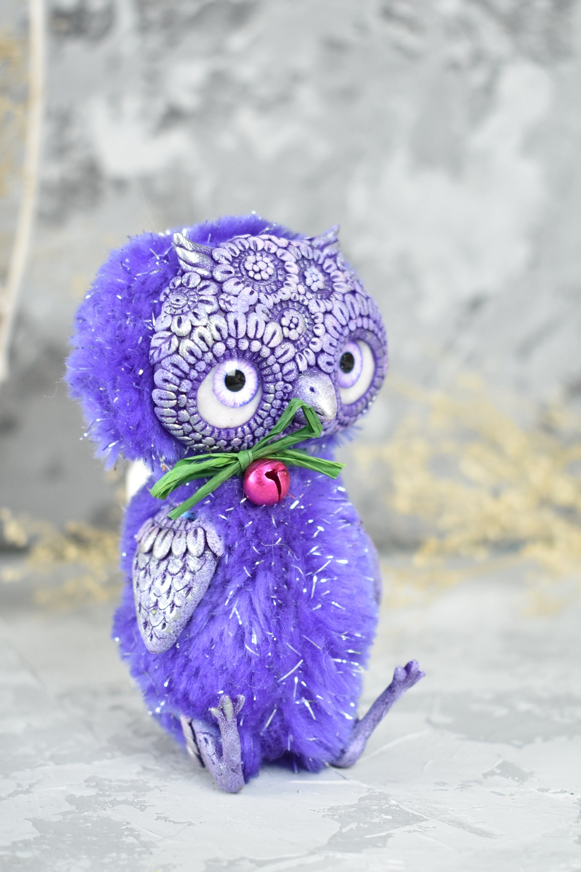 Owl gifts for women owl doll handmade. owl Decor owl art | Etsy