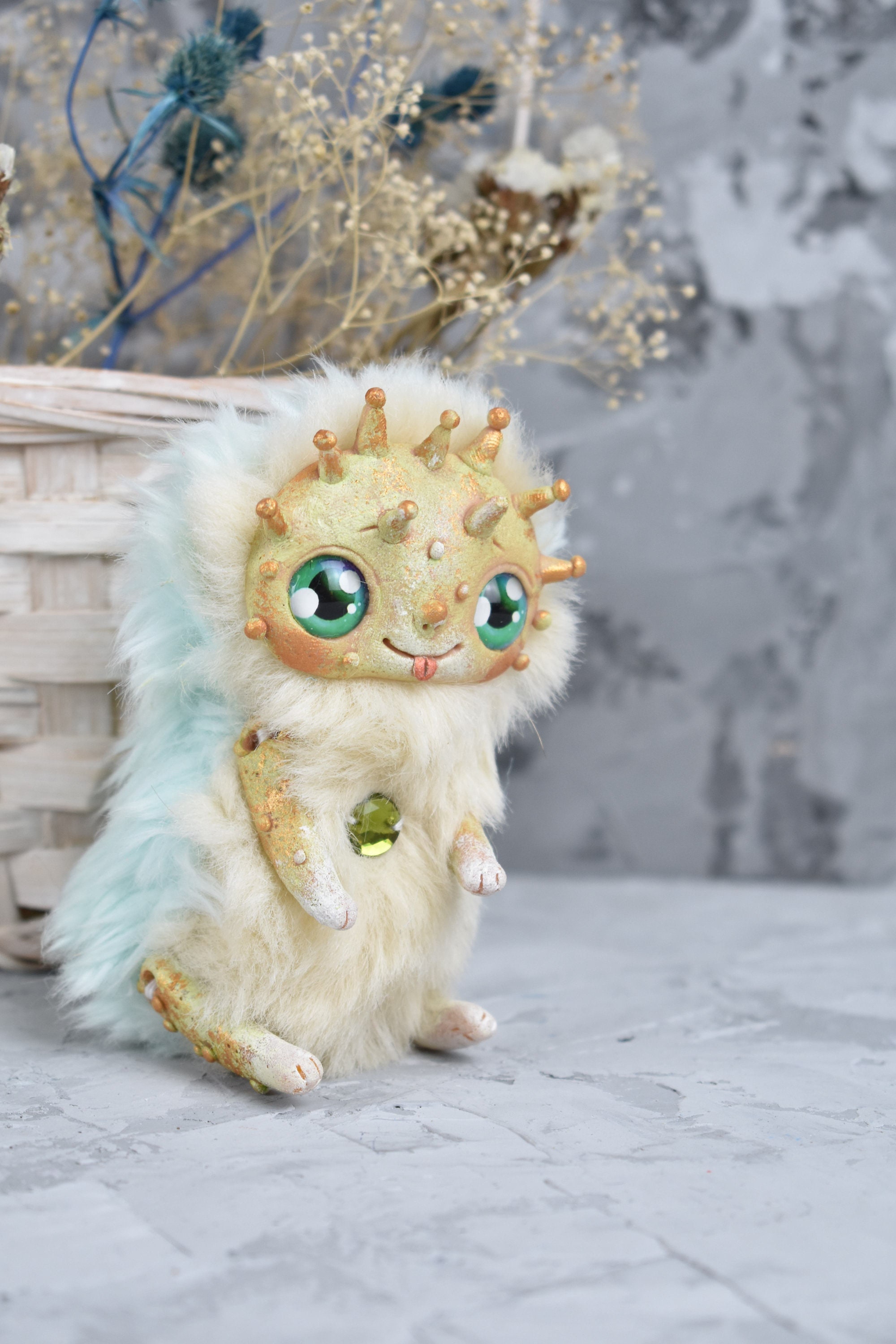 Fantasy Doll Monster Ooak Toy Monster Plush Miniature - Etsy