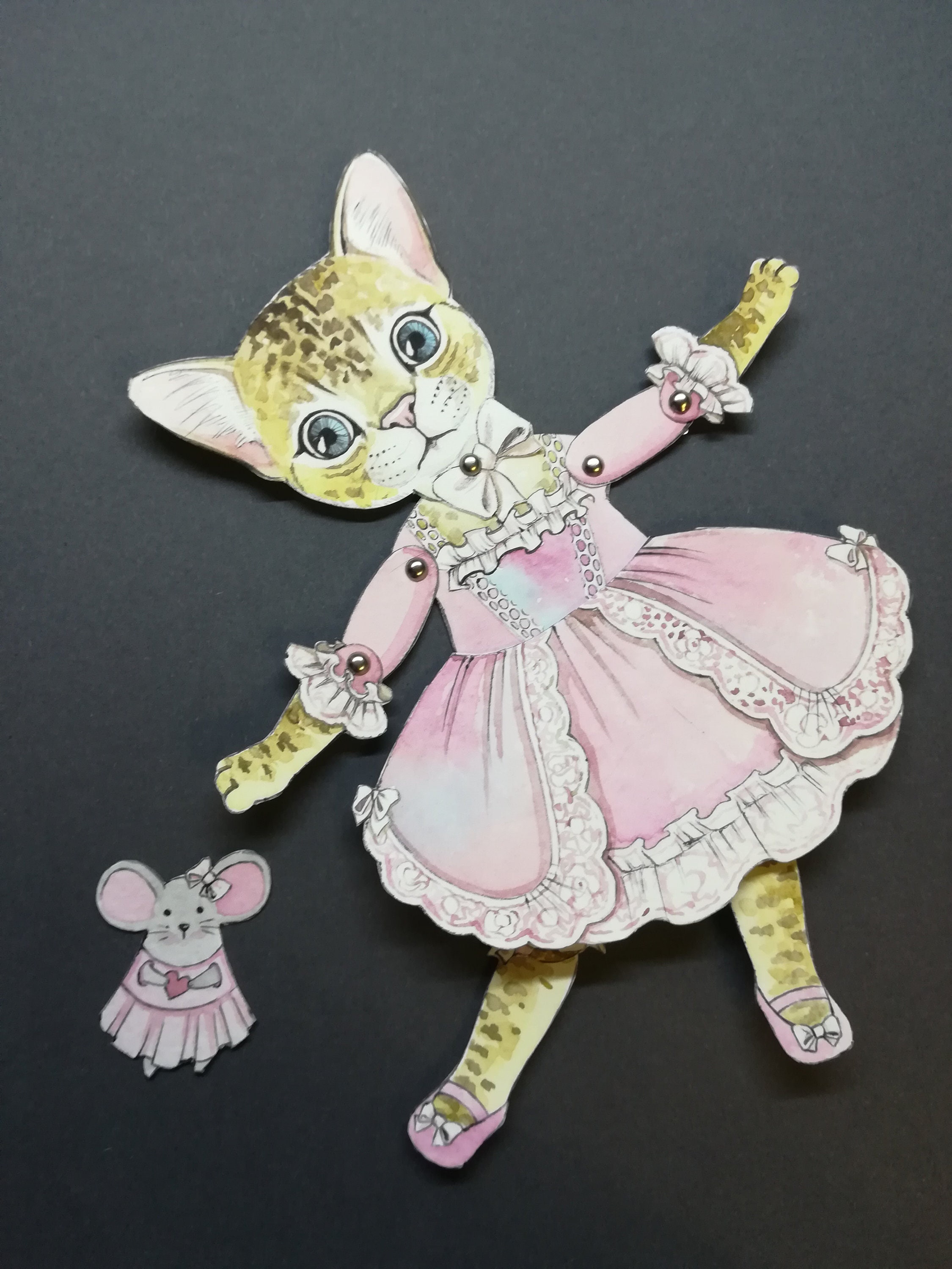 Cat Paper Doll, Paper Toys, Paper Crafts, Paper Dolls Download, Paper ...