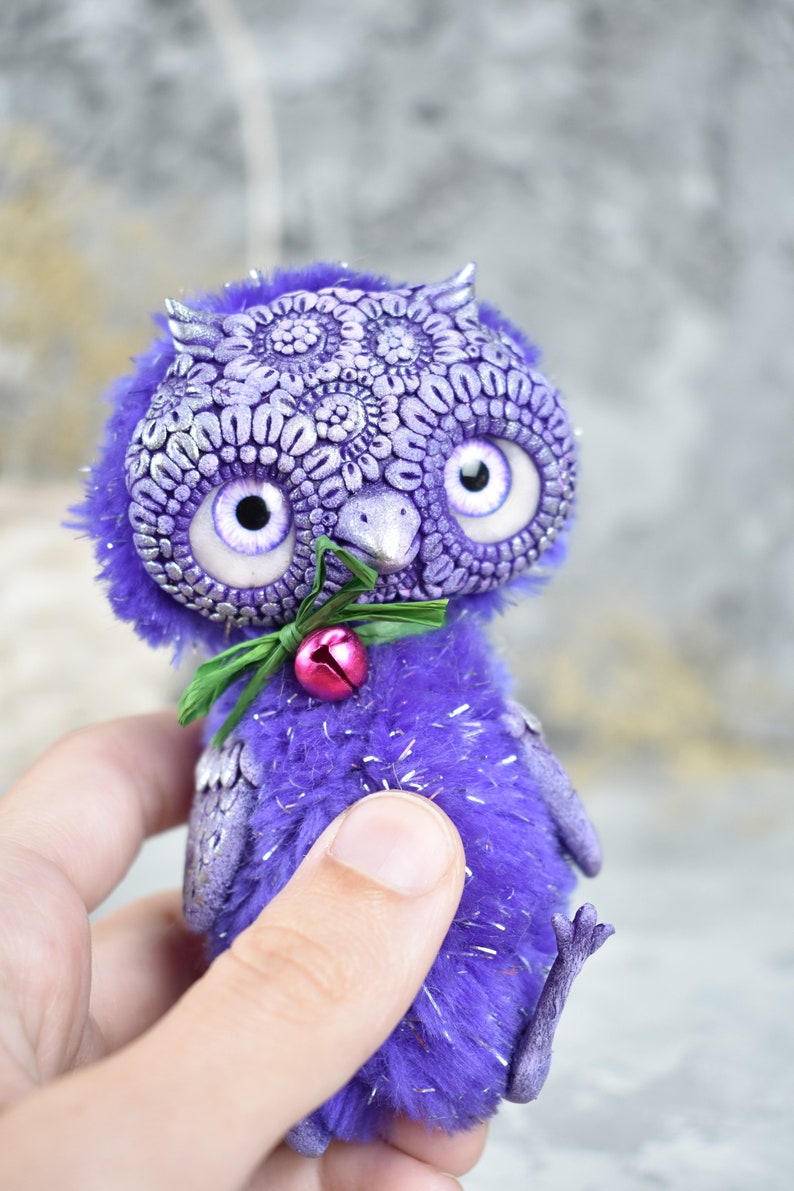 Owl gifts for women owl doll handmade. owl Decor owl art | Etsy