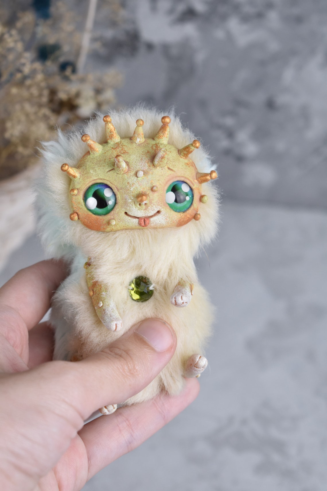 Fantasy Doll, Monster Ooak Toy, Monster Plush, Miniature Monster, Cute ...