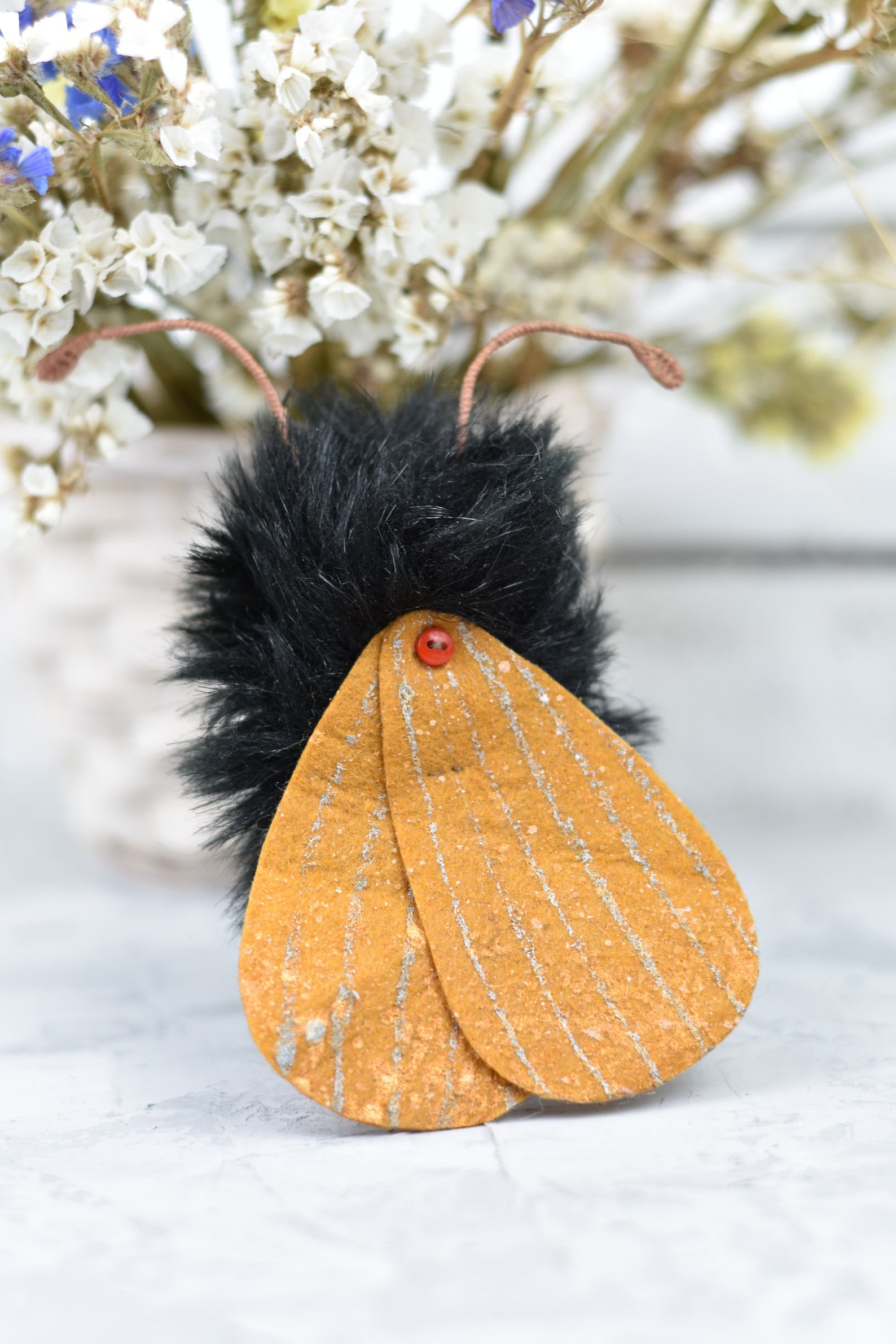 Bug ART Fantasy Toy Bug Plush Collectible Moth Sculpture - Etsy