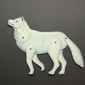 White Wolf , Paper Doll, Paper Toys, Paper Crafts, - Etsy