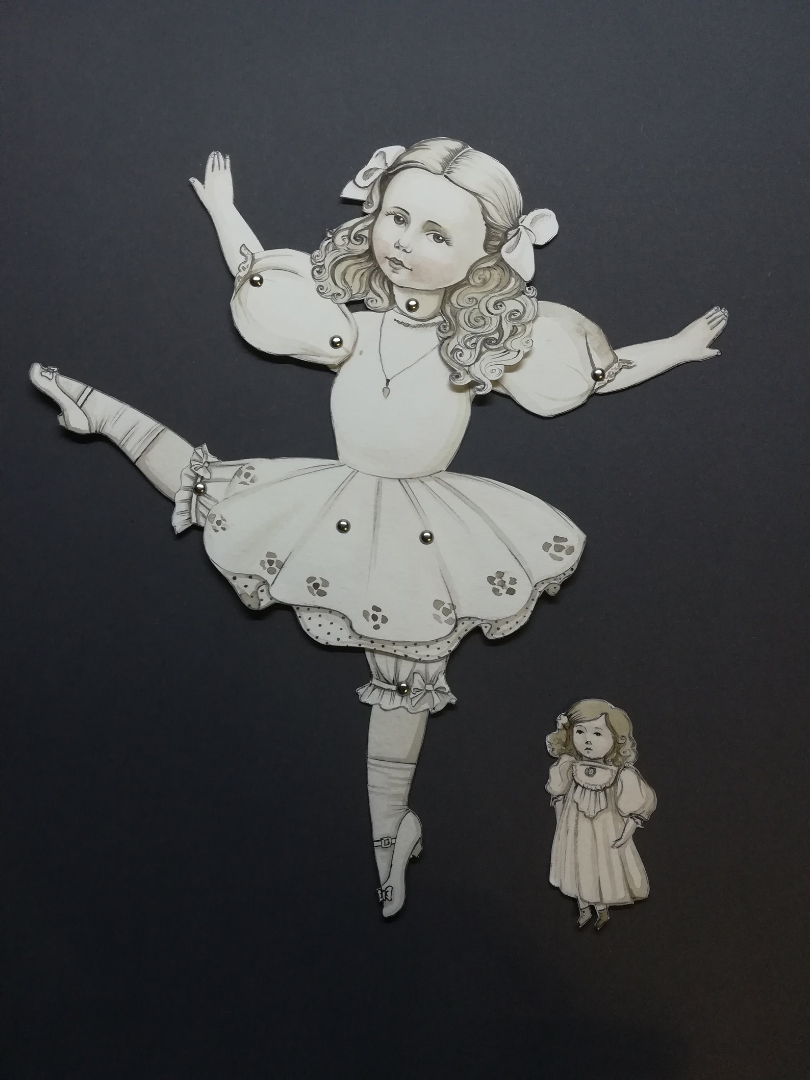 Paper Doll Paper Toys Paper Crafts Paper Dolls Download - Etsy