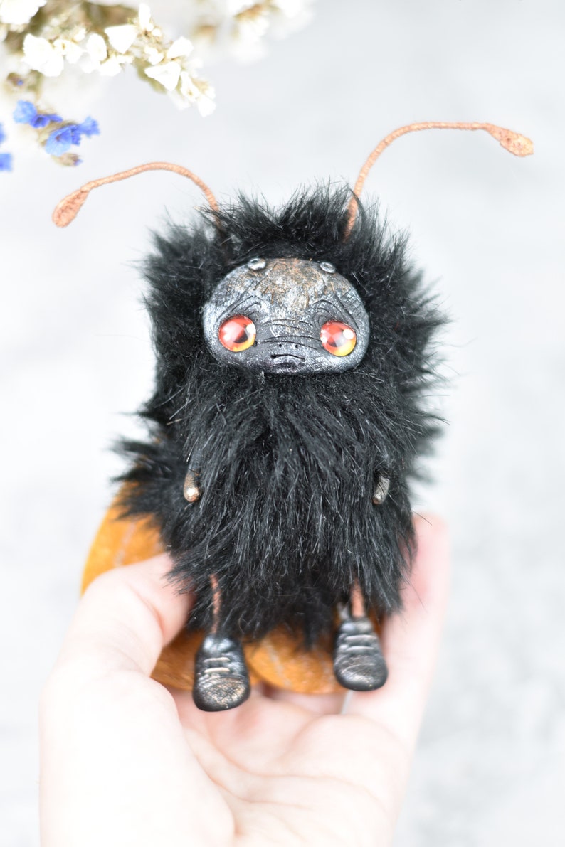 Bug ART Fantasy Toy Bug Plush Collectible Moth Sculpture | Etsy