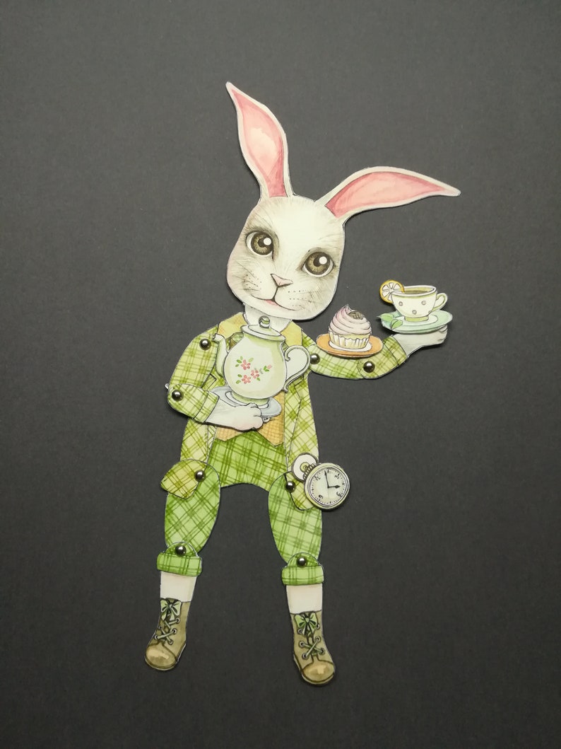 Teddy Bunny Rabbit, Paper Doll, Paper Toys, Paper Crafts, Paper Dolls ...