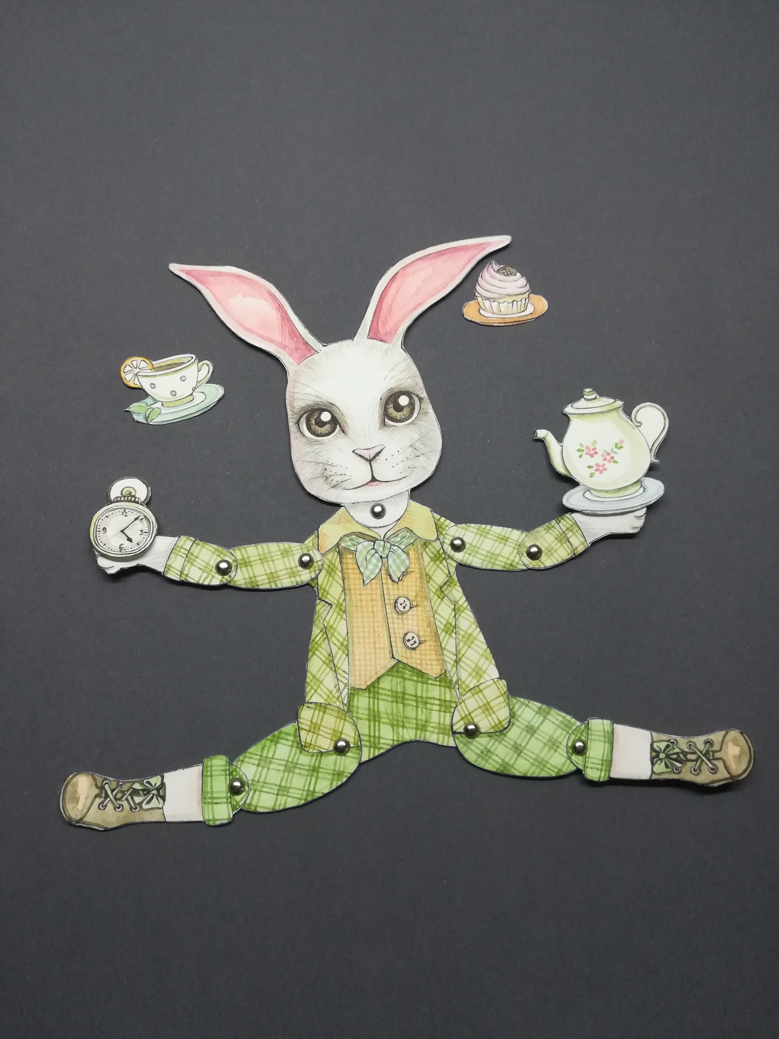 Teddy Bunny Rabbit, Paper Doll, Paper Toys, Paper Crafts, Paper Dolls ...
