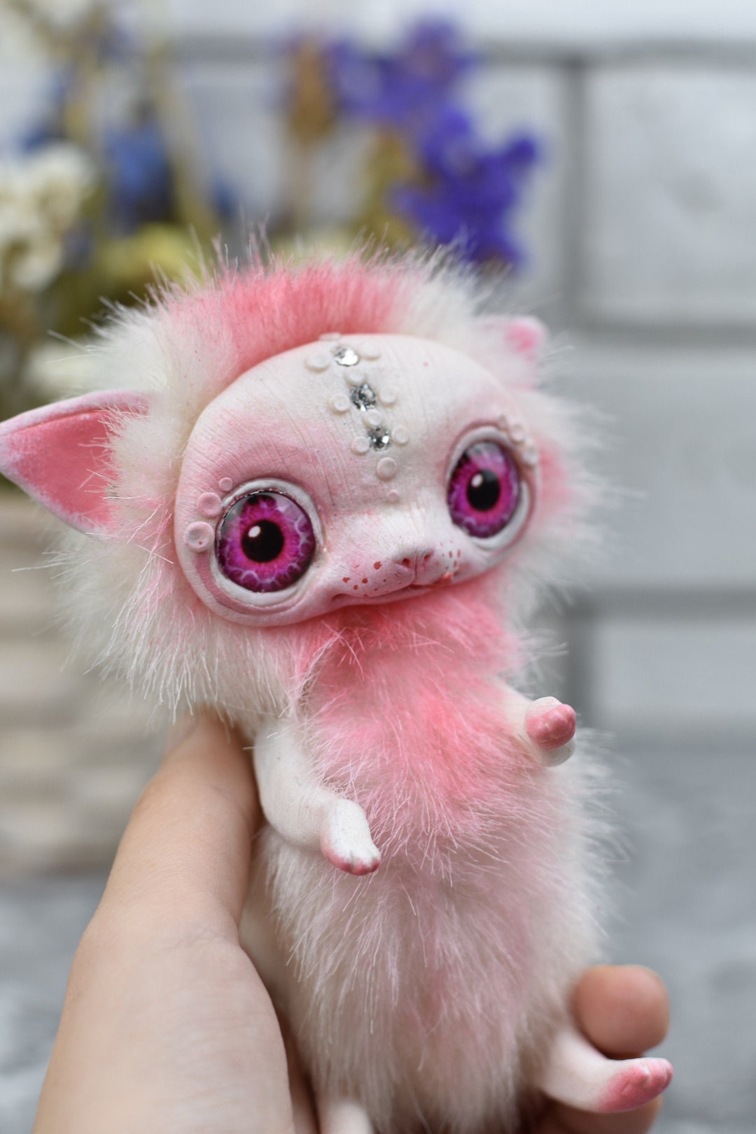 Cat ART, Fantasy Cat Toy, Kitty Plush, Cat Collectible, Cat Sculpture ...