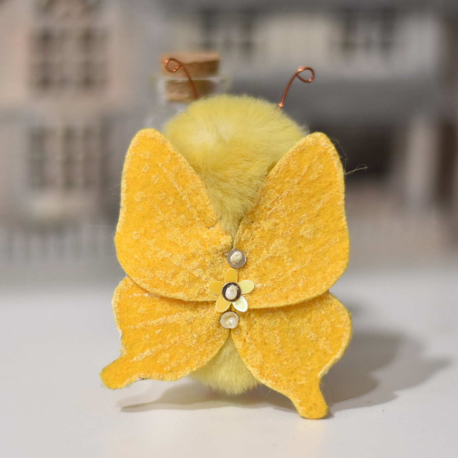 Moth Ooak Toy Miniature Fantasy Plush Bug Collectible - Etsy