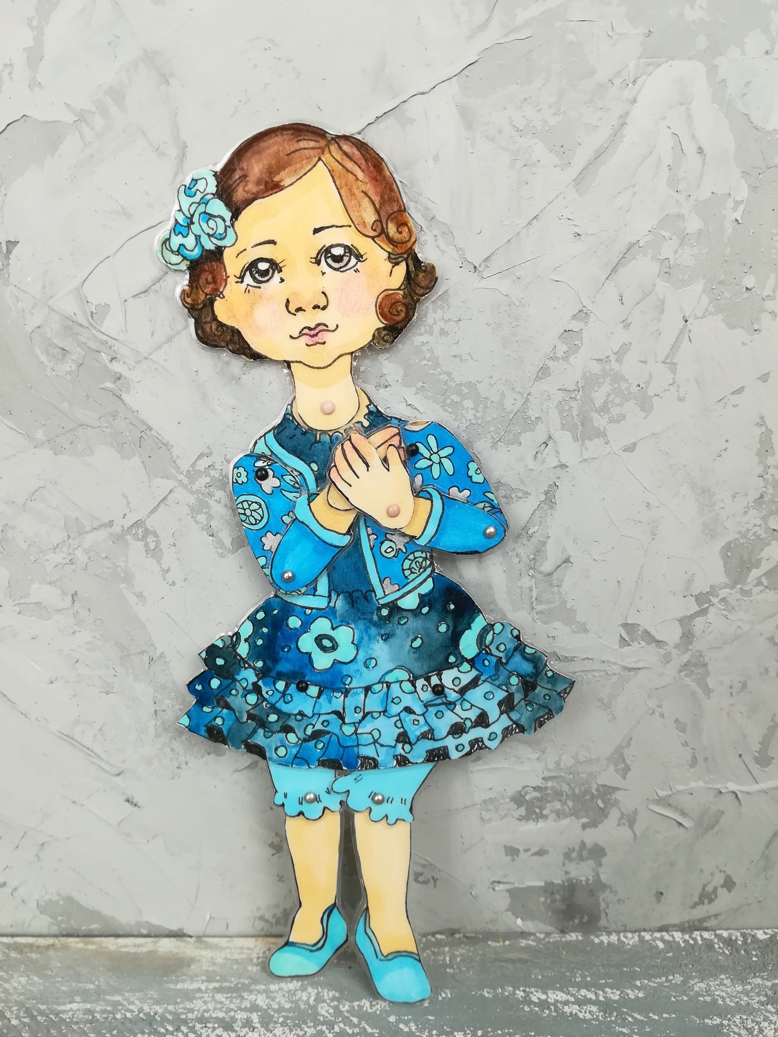 Paper Doll Paper Toys Paper Crafts Paper Dolls Download - Etsy