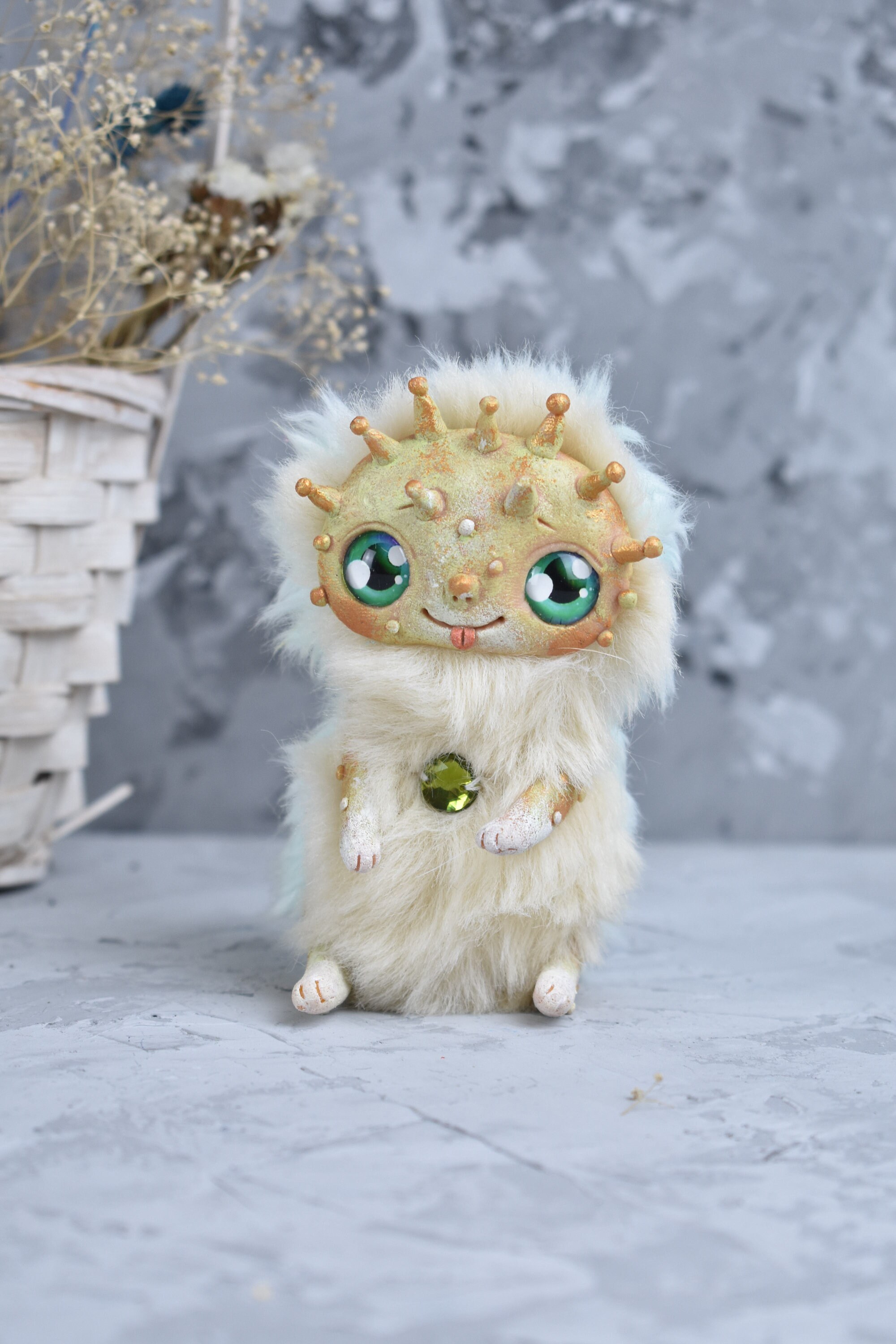 Fantasy Doll, Monster Ooak Toy, Monster Plush, Miniature Monster, Cute ...
