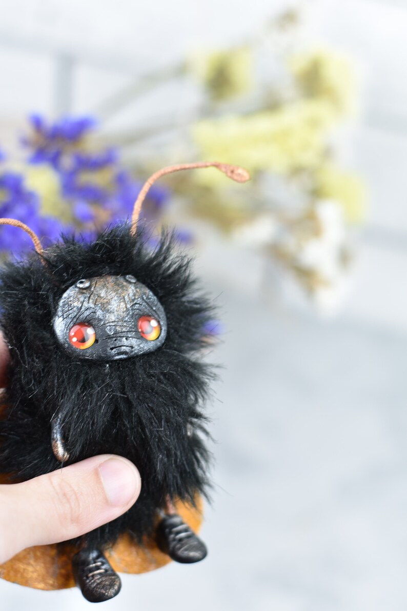 Bug ART Fantasy Toy Bug Plush Collectible Moth Sculpture - Etsy