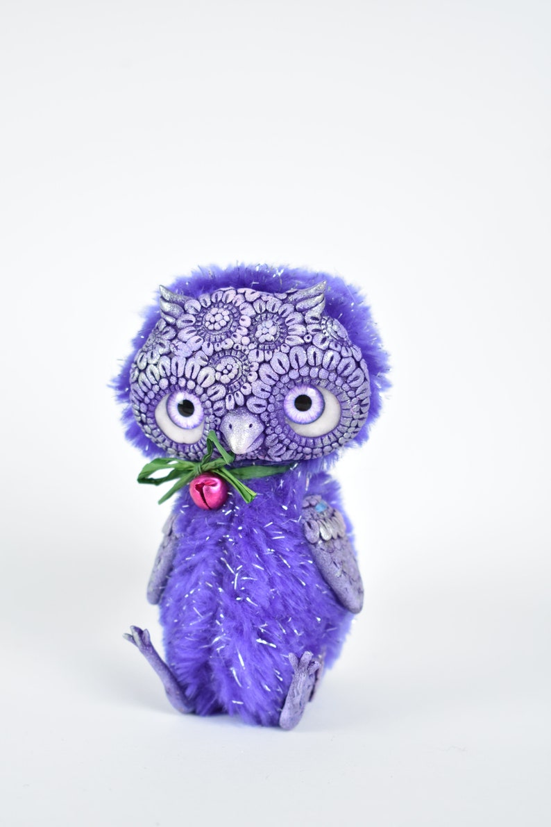 Owl gifts for women owl doll handmade. owl Decor owl art | Etsy