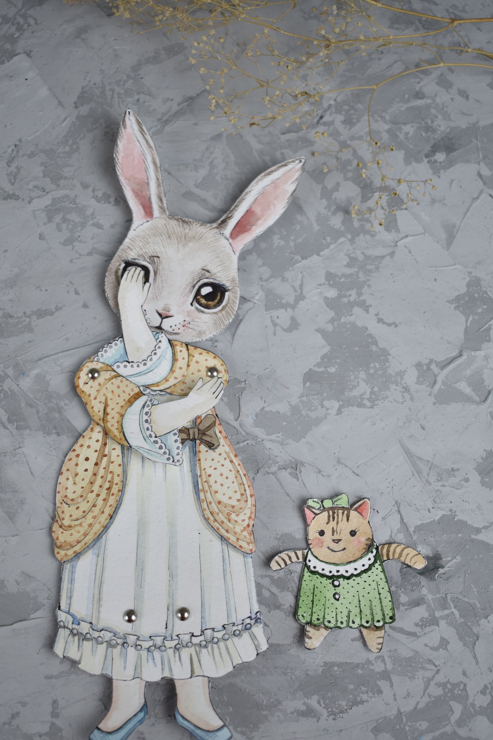 Teddy Bunny Rabbit, Paper Doll, Paper Toys, Paper Crafts, Paper Dolls ...
