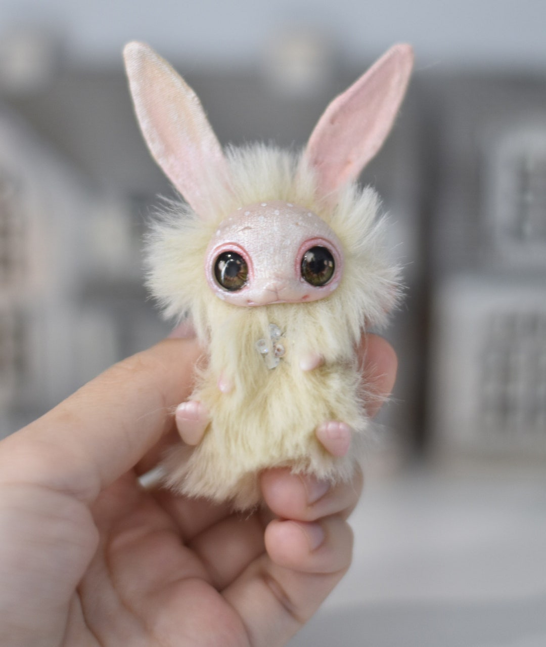 Miniature Bunny Toy Rabbits Ooak Toys Artist Teddy Sculpture - Etsy