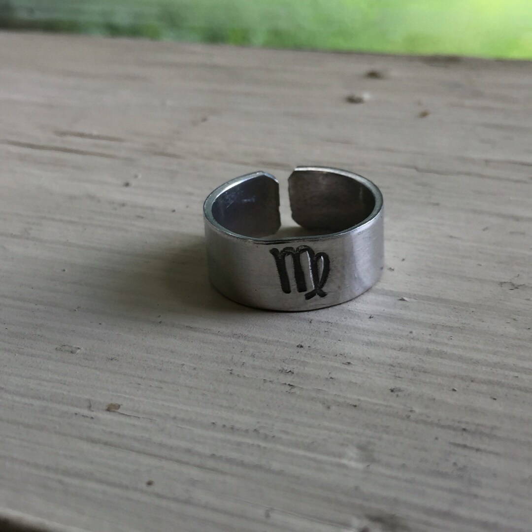 Virgo Ring Horoscope Ring Zodiac Jewelry Zodiac Ring - Etsy