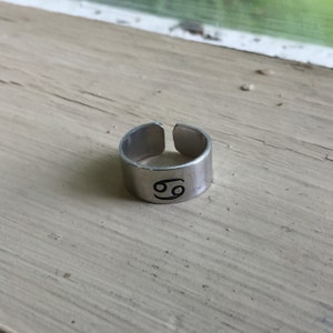 Cancer Ring Horoscope Ring Zodiac Jewelry Zodiac Ring - Etsy