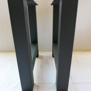3'' X 3'' H Shape Metal Steel Iron Table Legs / Bases (set of 2) - Etsy