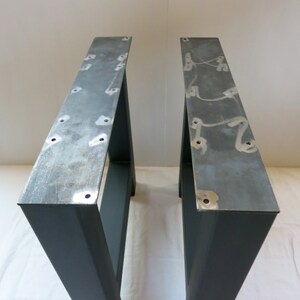 3'' X 3'' H Shape Metal Steel Iron Table Legs / Bases (set of 2) - Etsy