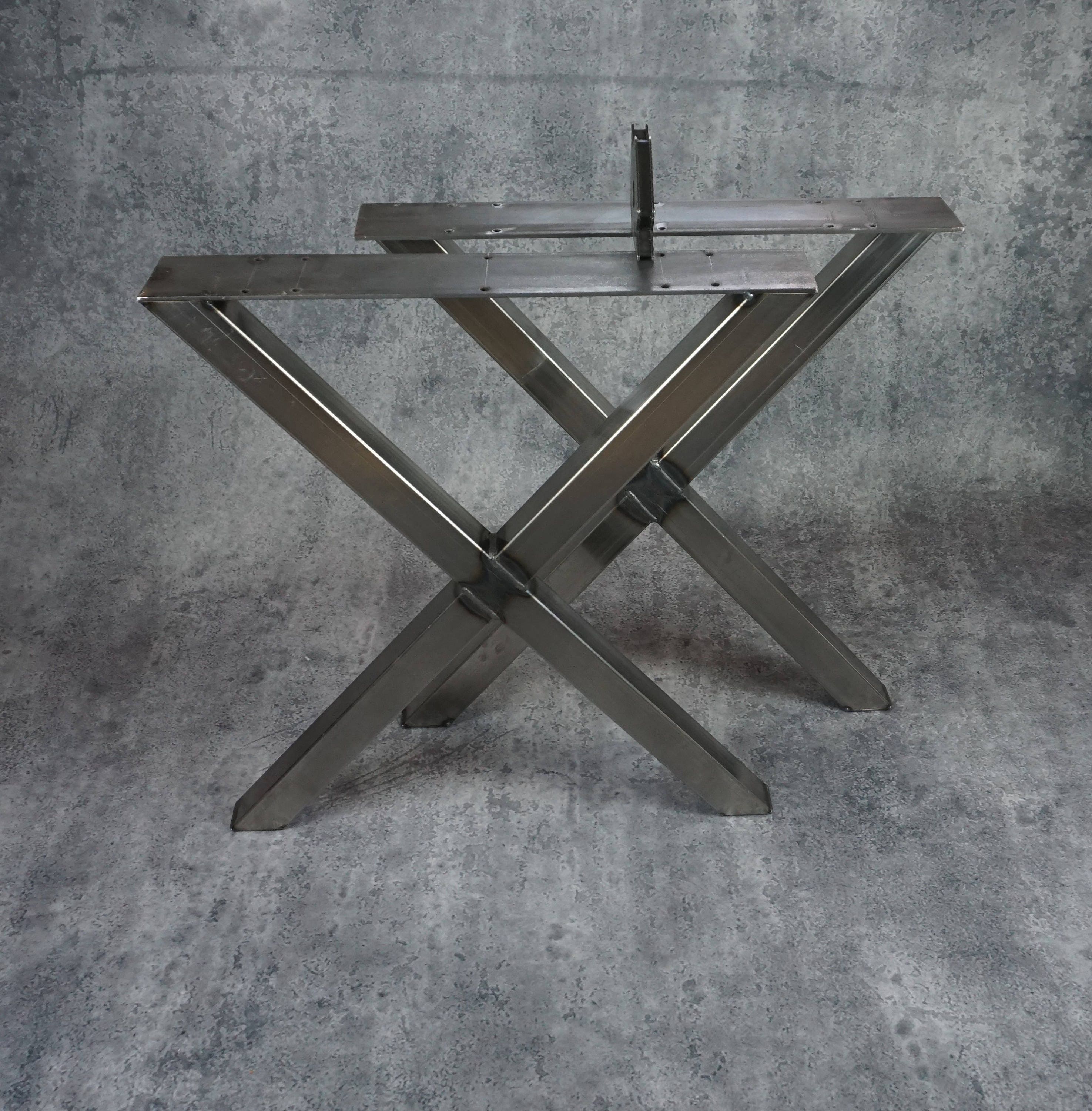 2x2 X Dining Table Legs set of 2 | Etsy